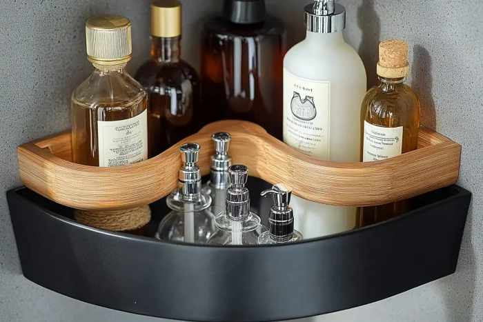 Corner Shower Caddy for Efficient Bathroom Storage